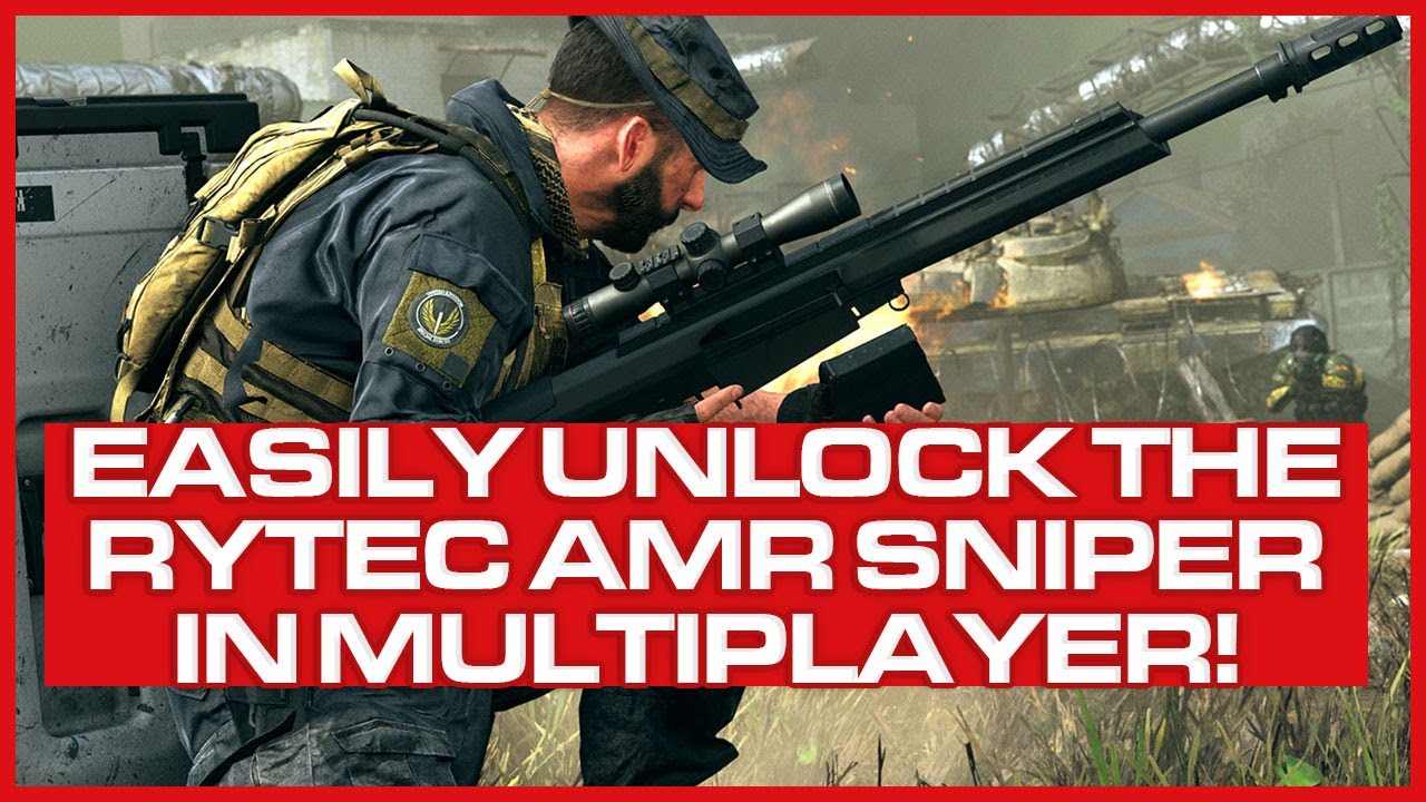 How to easily unlock the Rytec AMR Sniper Rifle in Modern Warfare - YouTube