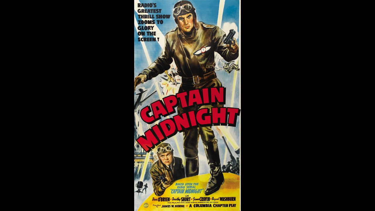 Captain Midnight: Episode 1 - The Mysterious Pilot (Full HD) | Classic ...