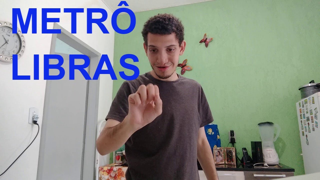 Sinal de METRÔ em LIBRAS - YouTube