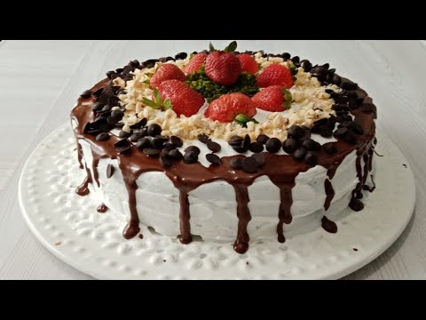 YAŞ PASTA TARİFİ👈 BİM MALZEMELERİ İLE PASTA/YAŞ PASTA YAPILIŞI /LEZZET BOMBASI😋Nefis Yemek Tarifleri