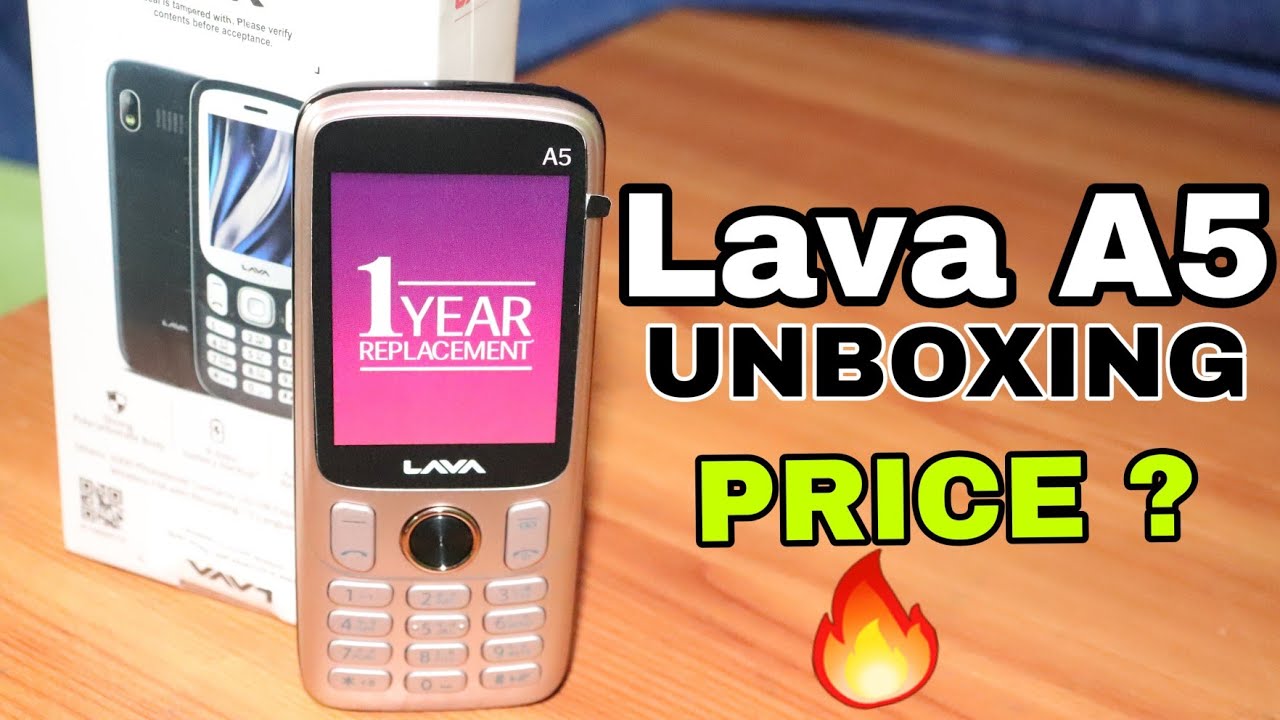 Lava A5 Feature Phone Unboxing || Best Feature Phone 2020 - YouTube