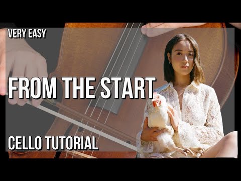 SUPER EASY: How to play From the Start by Laufey on Cello (Tutorial) - YouTube
