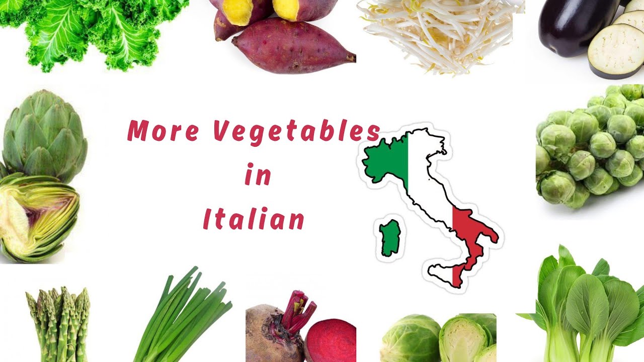 more vegetables vocabulary in Italy |learn Italian - YouTube