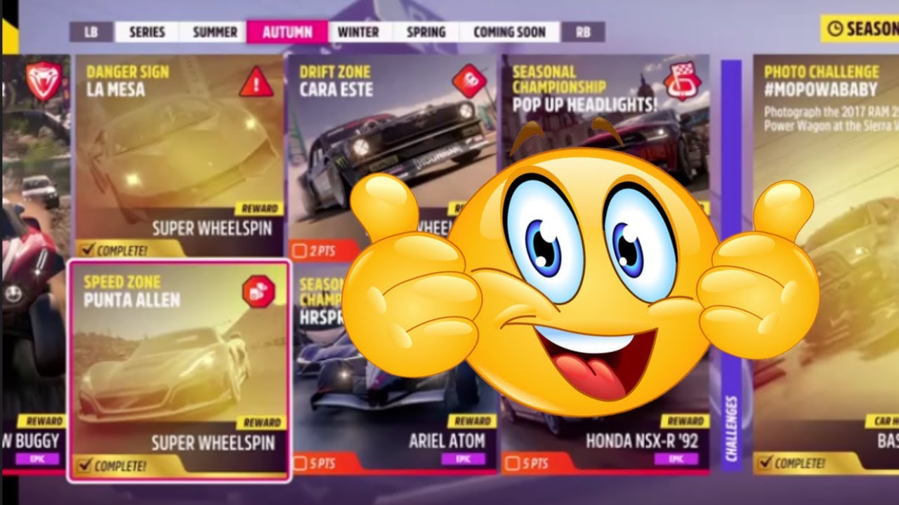 Forza Horizon 5: Forzathon Weekly Challenge: Icon of an Era Complete ...