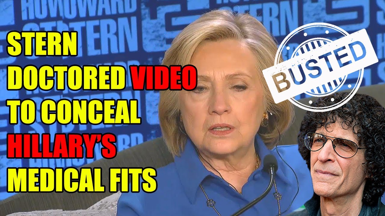 BUSTED! HOWARD STERN DOCTORED VIDEO OF HILLARY CLINTON INTERVIEW - YouTube