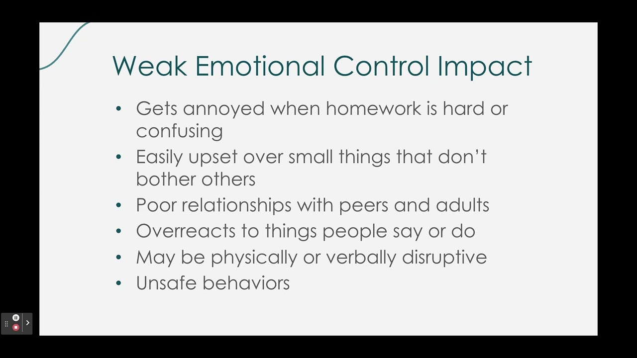 Emotional Control Overview for Adults - YouTube