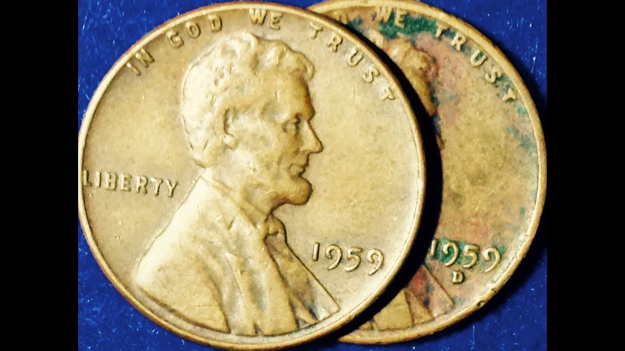 1959 Lincoln Memorial Penny - New Design & High Mintage - YouTube