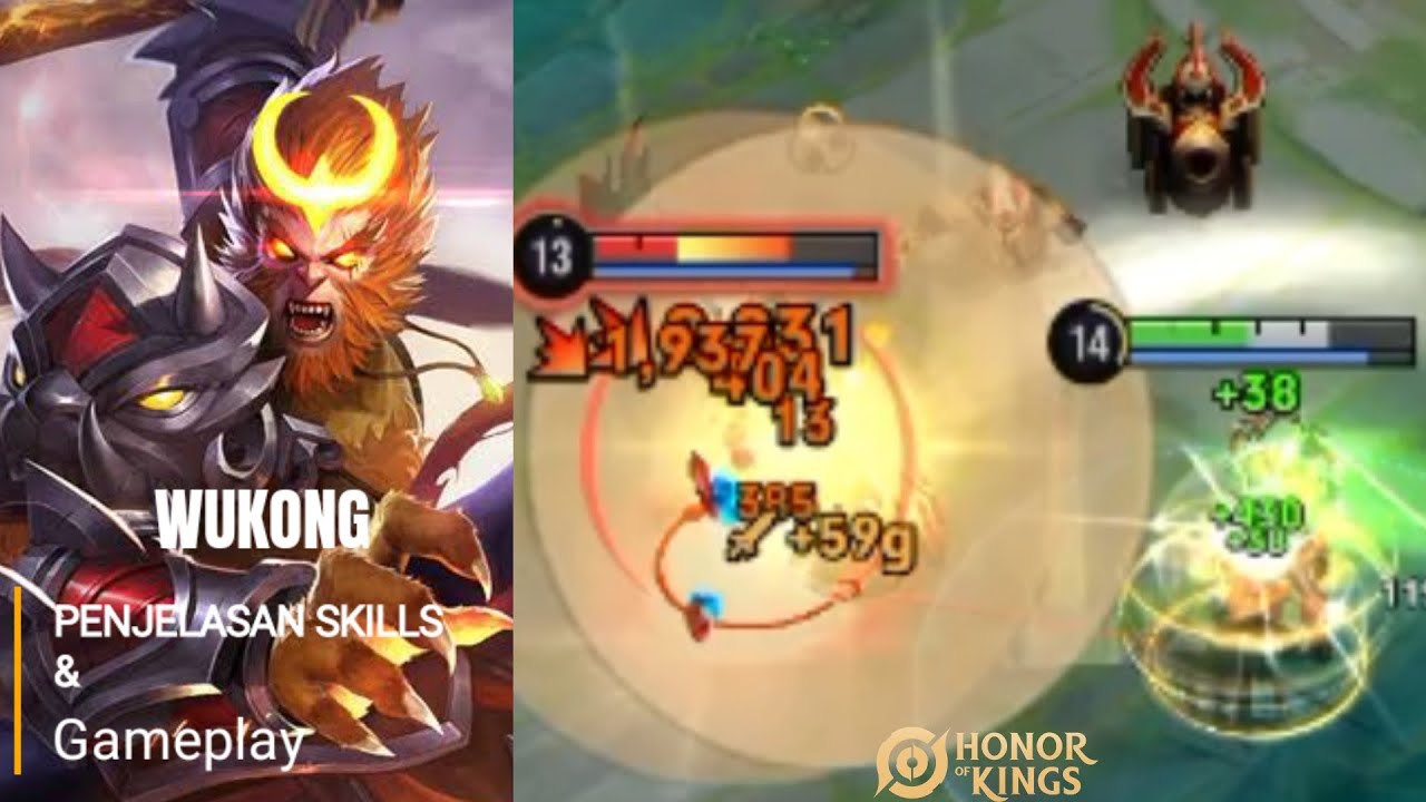 PENJELASAN SKILLS HERO WUKONG - HOK INDONESIA - YouTube