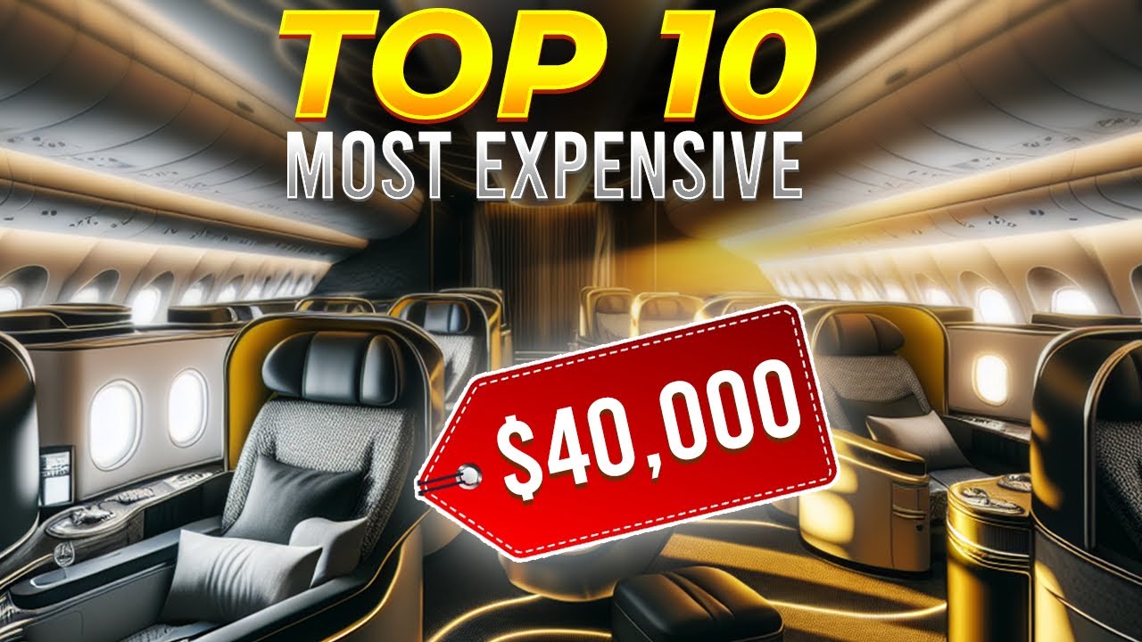Top 10 Most Expensive First Class Flights - YouTube