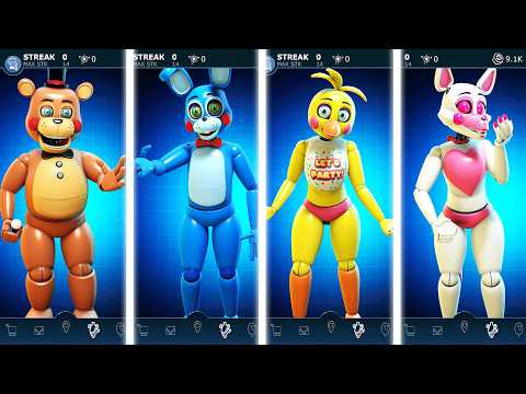 Stylized Toys Animatronics FNAF AR Workshop Animations