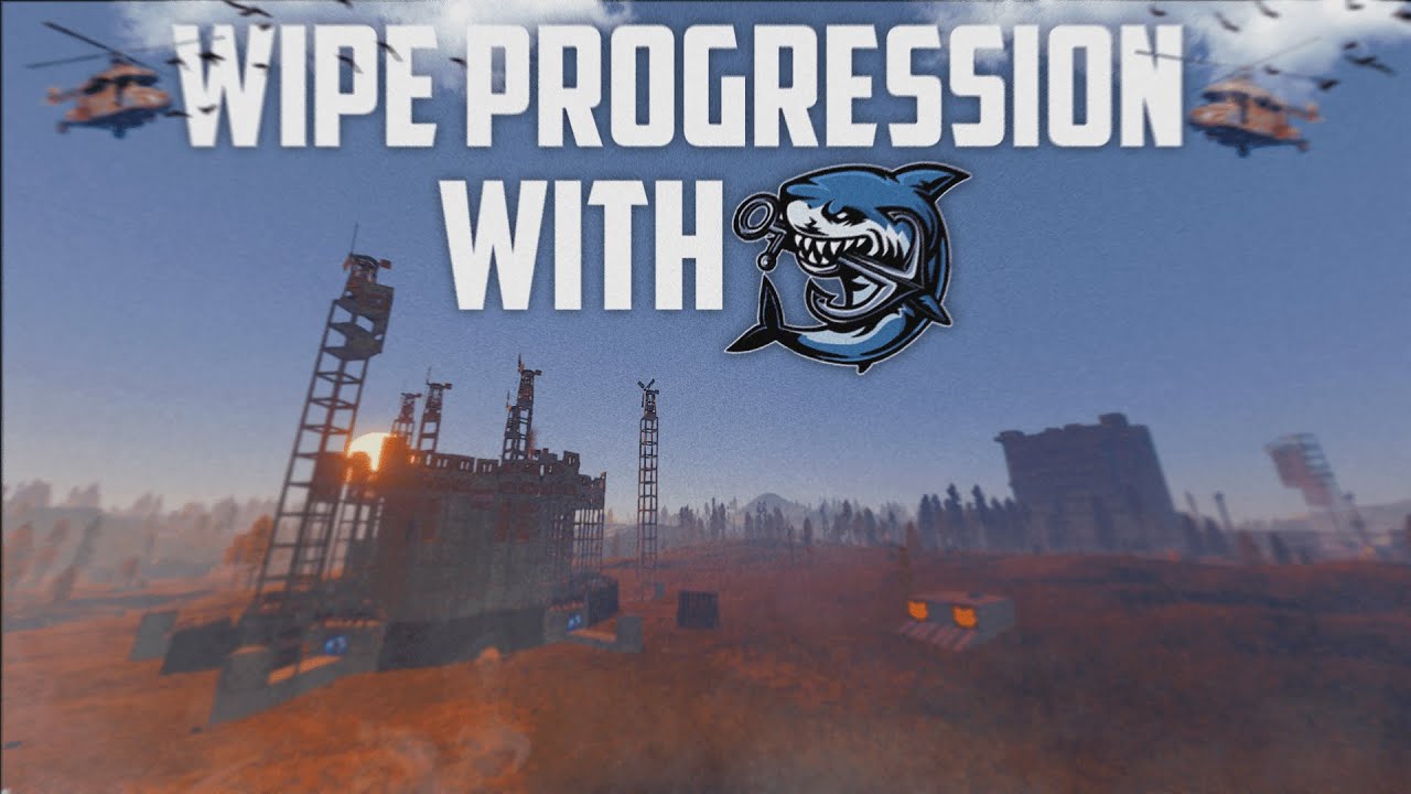 RUST - ZERG PROGRESSION ON WIPE // HOW Sharks PLAYS Affinity WIPEDAY ...