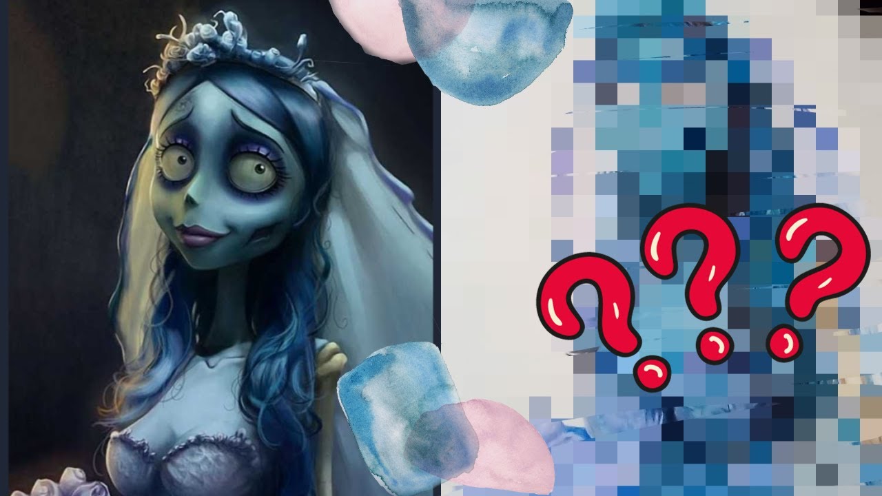 Corpse bride animation drawing with horror theme - YouTube