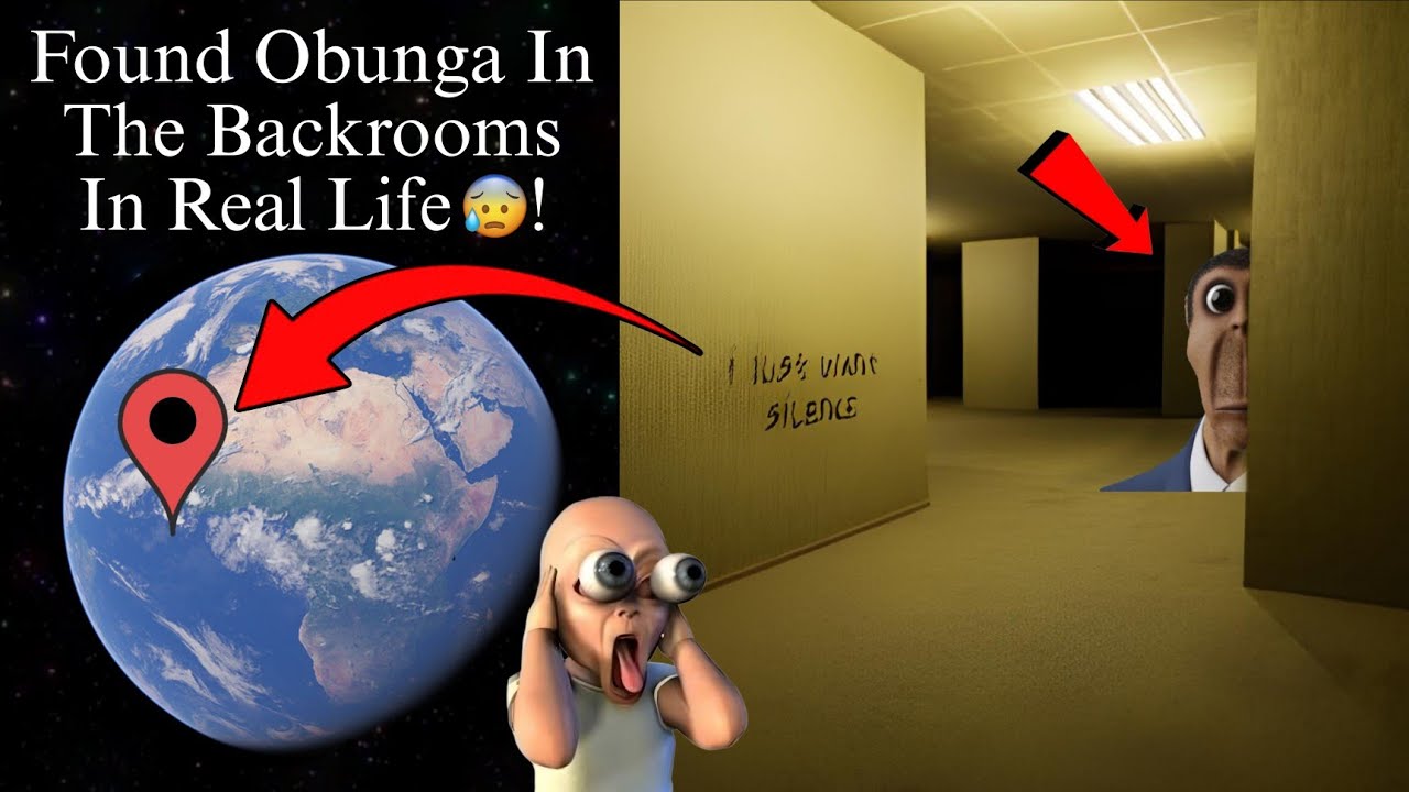 I Found Obunga In The Backrooms In Real Life On Google Earth and Google ...