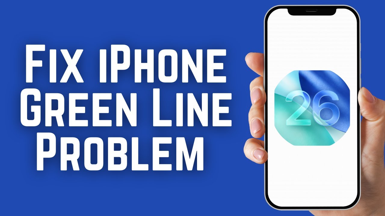 How To Fix iPhone Green Line Problem - YouTube