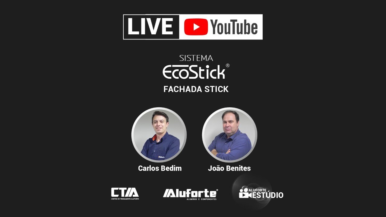 LIVE ALUFORTE - Sistema EcoStick - Fachada Stick - YouTube