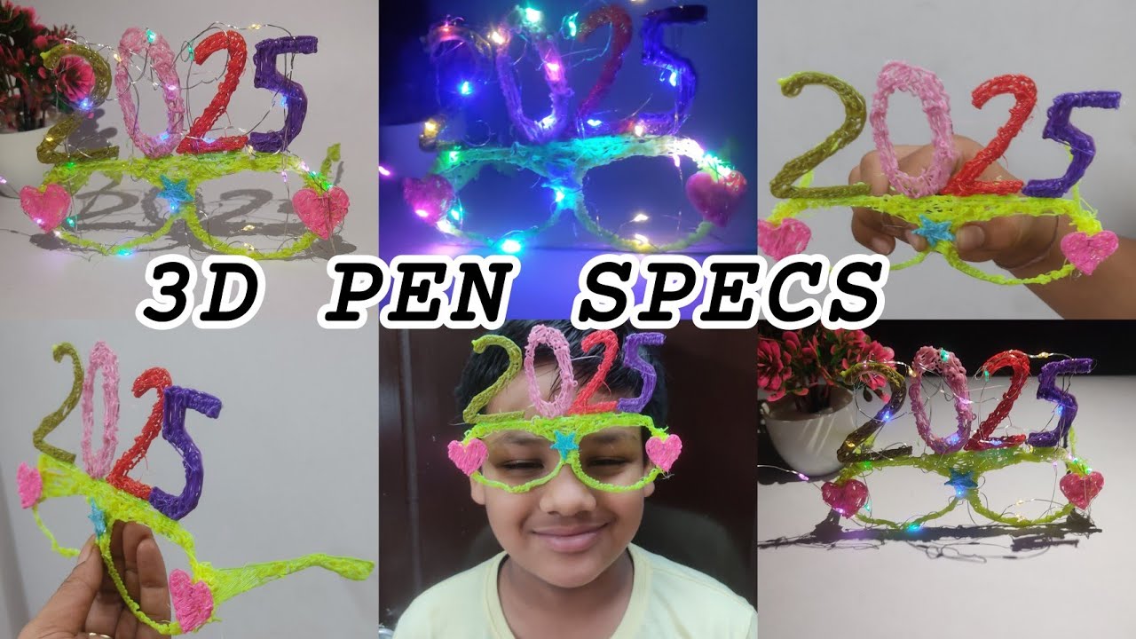3D pen glasses | 3D Pen Art | 3D pen craft |3D Pen | 3D Pen craft ideas ...