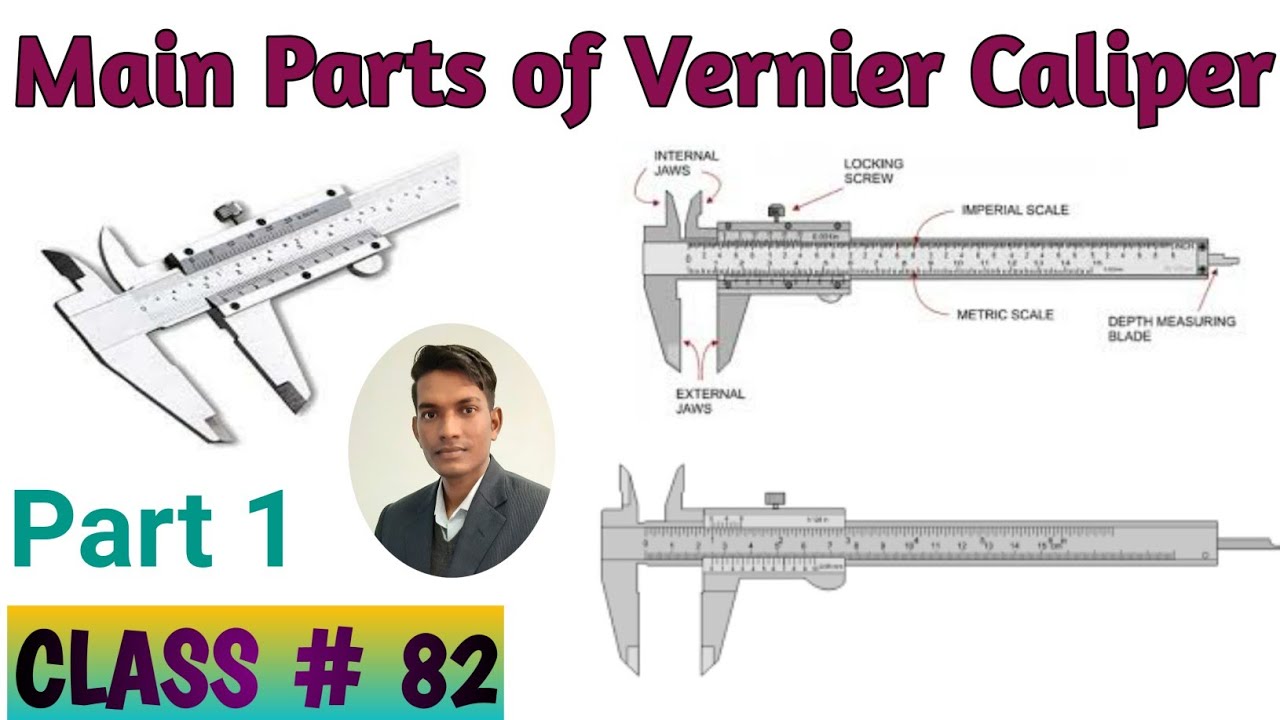 Main parts of Vernier Caliper|| What is Vernier caliper || Material of ...