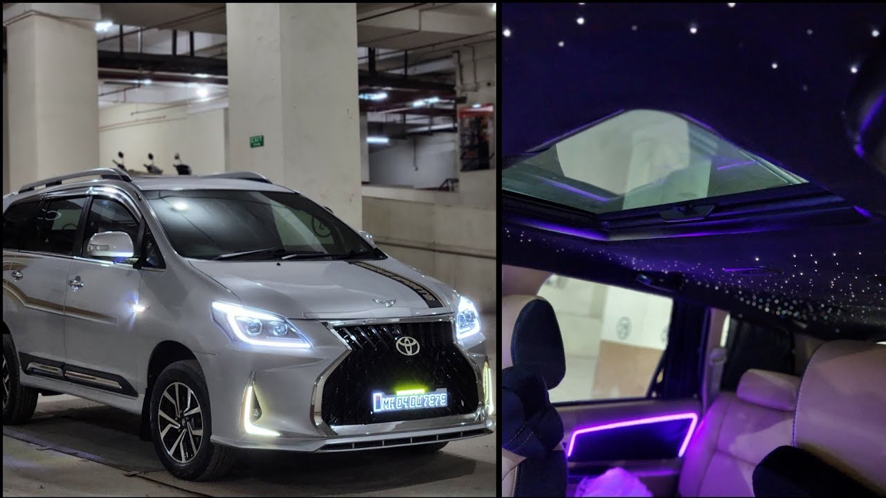 MOST LUXURIOUS MODIFICATION OF INNOVA...!!! LEXUS BUMPER WITH GALAXY ...