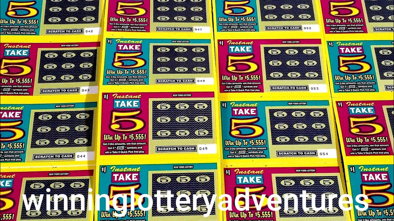 Instant Take 5 $1 NY Lottery Scratch Offs (Set of 20) - YouTube