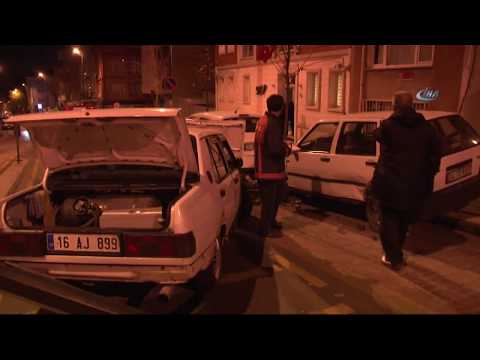 Park Halindeki 8 Otomobile Çarpıp Kaçtı