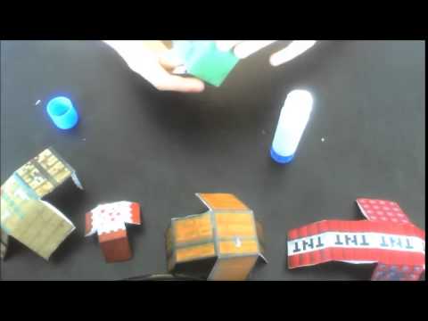 Papercraft #2 Minecraft Blocks & Slime! - YouTube