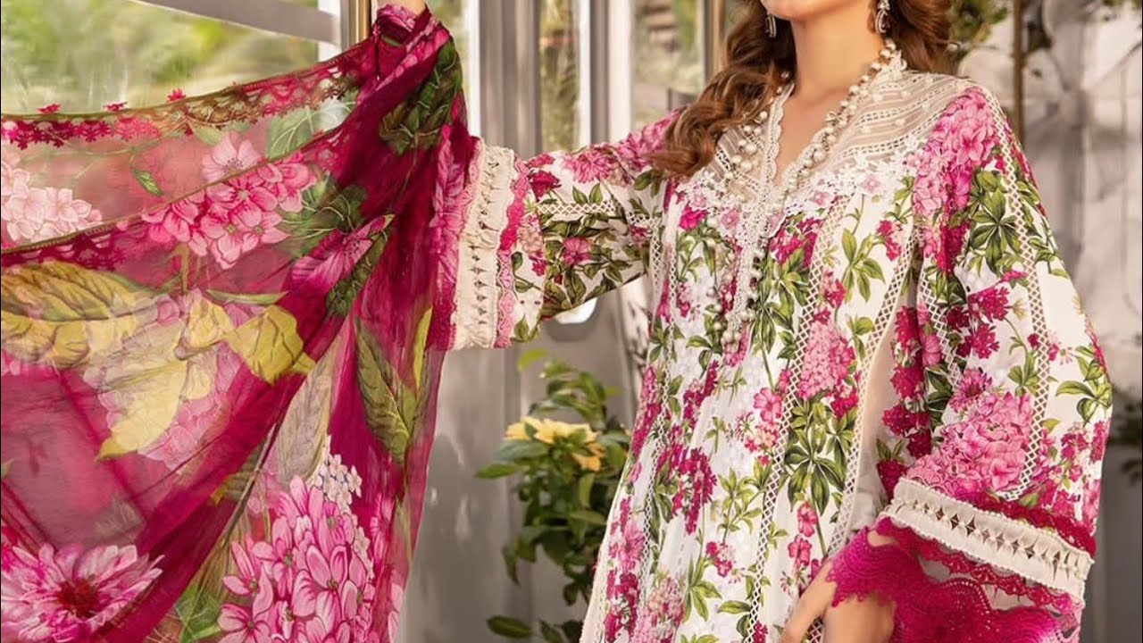 Maria B New M prints 2024 || Maria B New Lawn Collection || Maria b New ...