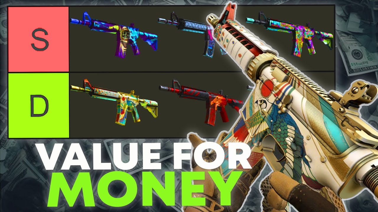 Best Value For Money M4A4 Skin Tier List - YouTube