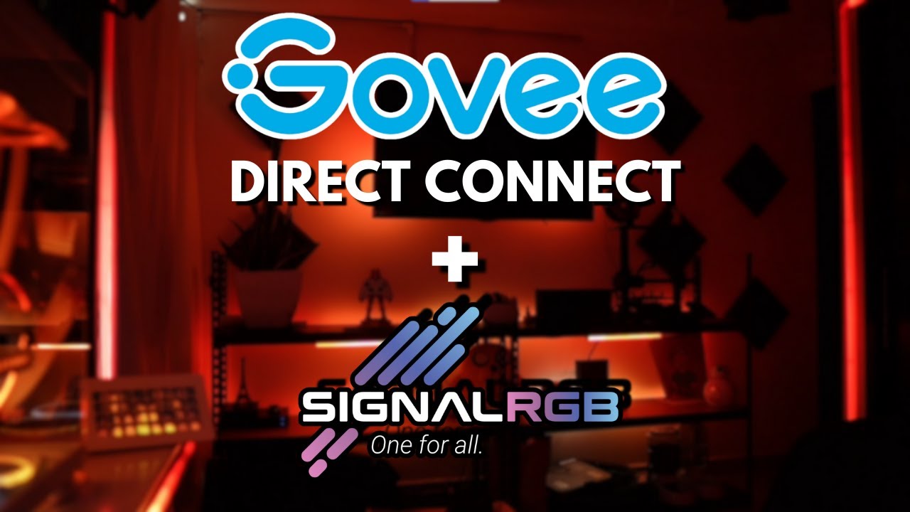 SINCRONIZA tiras led dentro de SignalRGB con Govee Direct Connect - YouTube
