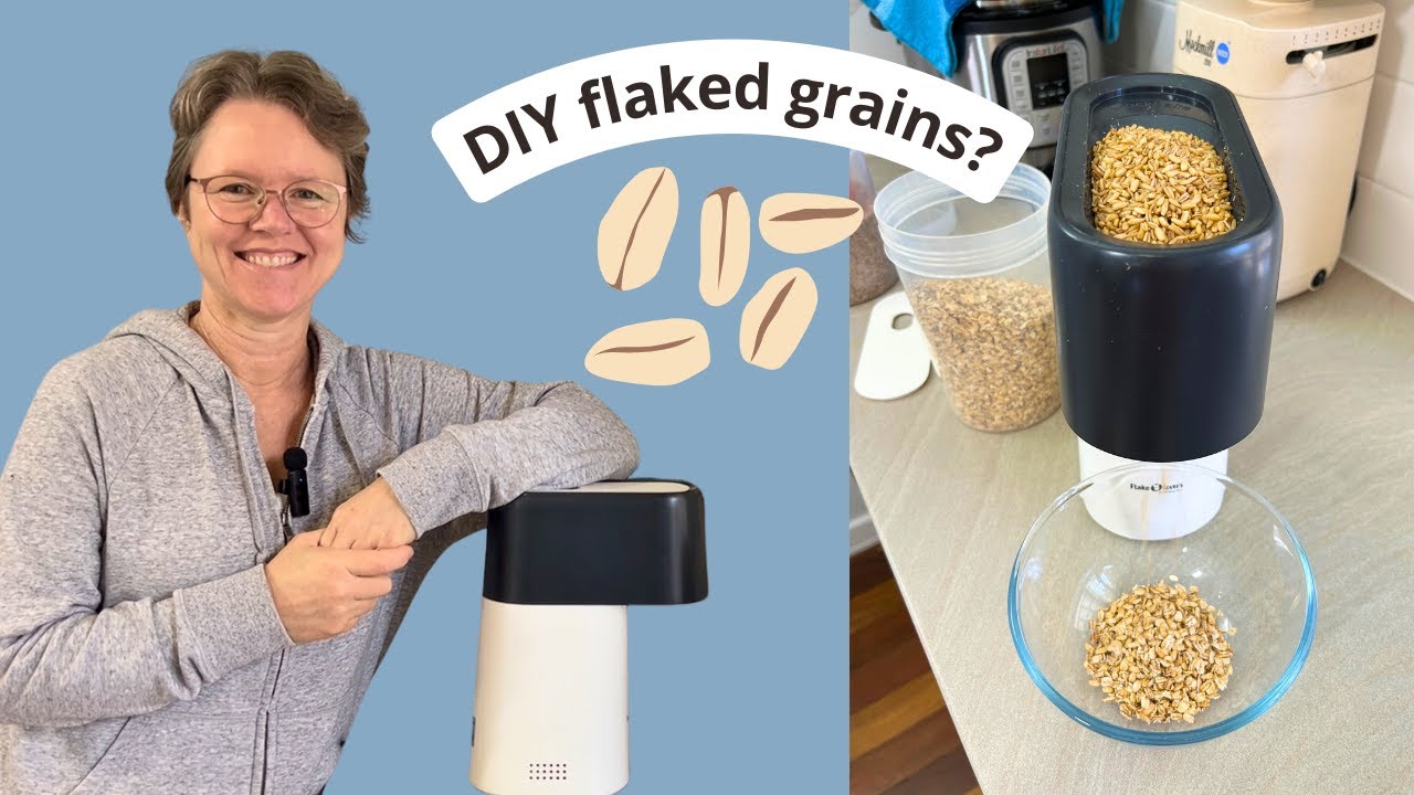 Testing the Flakelovers electric grain flaker by Grainlovers - YouTube