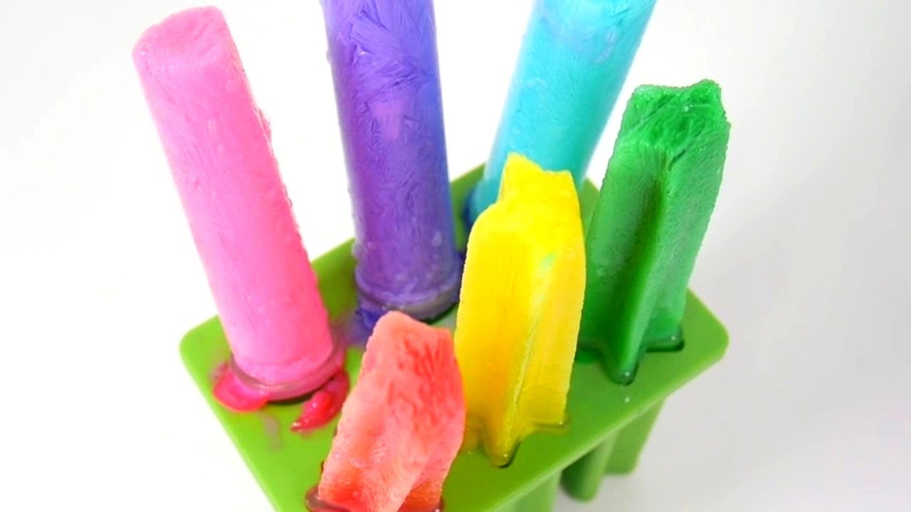 DIY Colors How to Make'Ice Bar Rainbow Milk Stick Ice Cream'Squishy ...