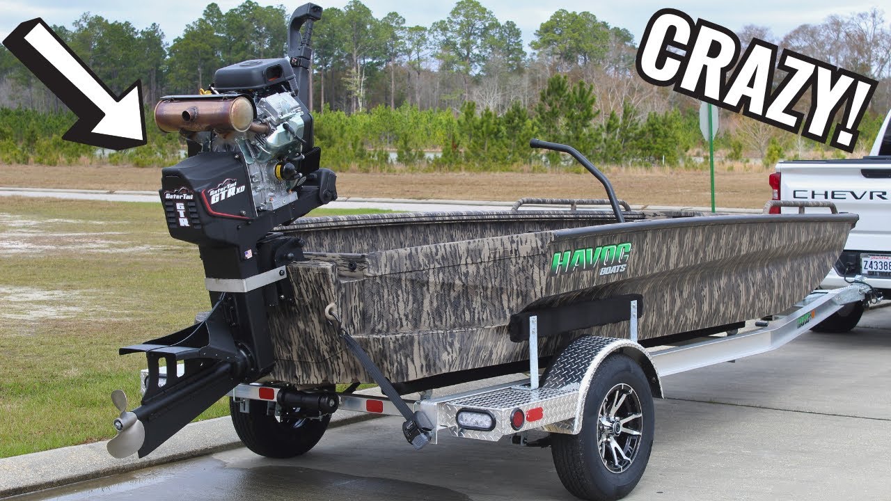 I BOUGHT A NEW MUD BOAT! (HAVOC BOATS) - YouTube