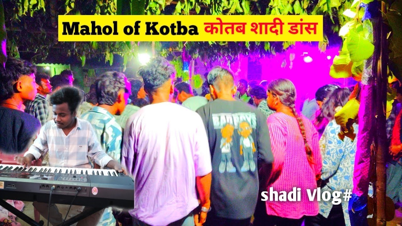 💛kotba me full Mahol🔥 जशपुरिया शादी ऐसे होता है @narad_vlogs kotba ...