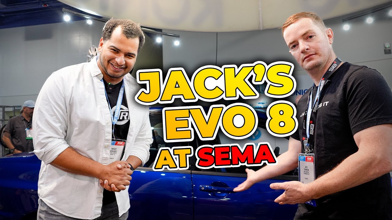 @jackbuildsit #EVO8 Build Walkaround w/ @tavarish at #SEMA | CARNATOMY ...