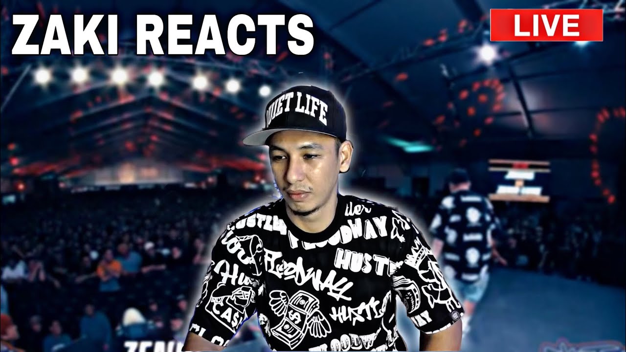 Zaki Reacts Live - Zend luke vs Jonas + GL vs Lil Strocks - YouTube