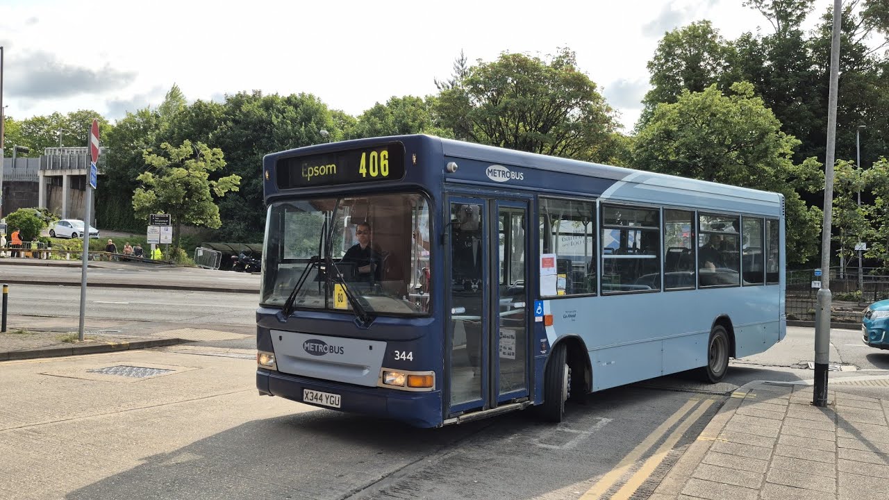 Ride on preserved Metrobus Dennis Dart Pointer 2 | 344 (X344 YGU ...