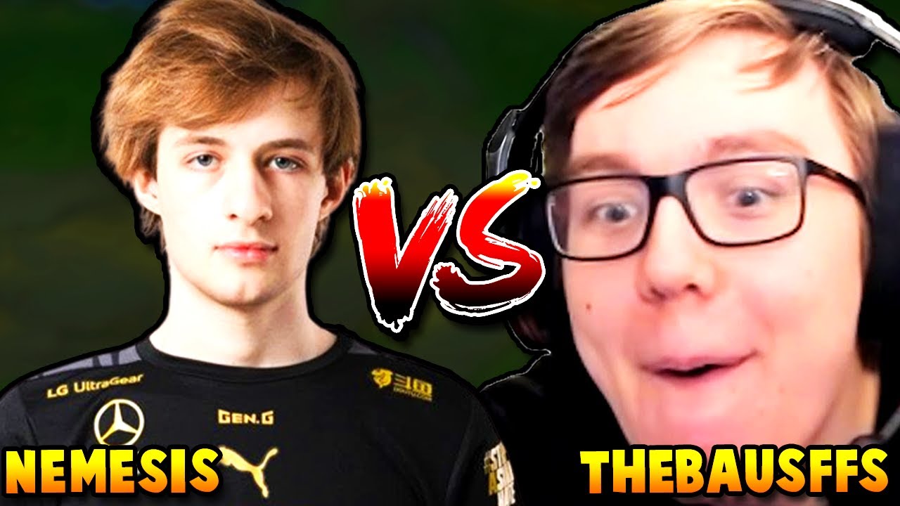 TheBausffs is finally playing SION JUNGLE but he's facing Nemesis - YouTube