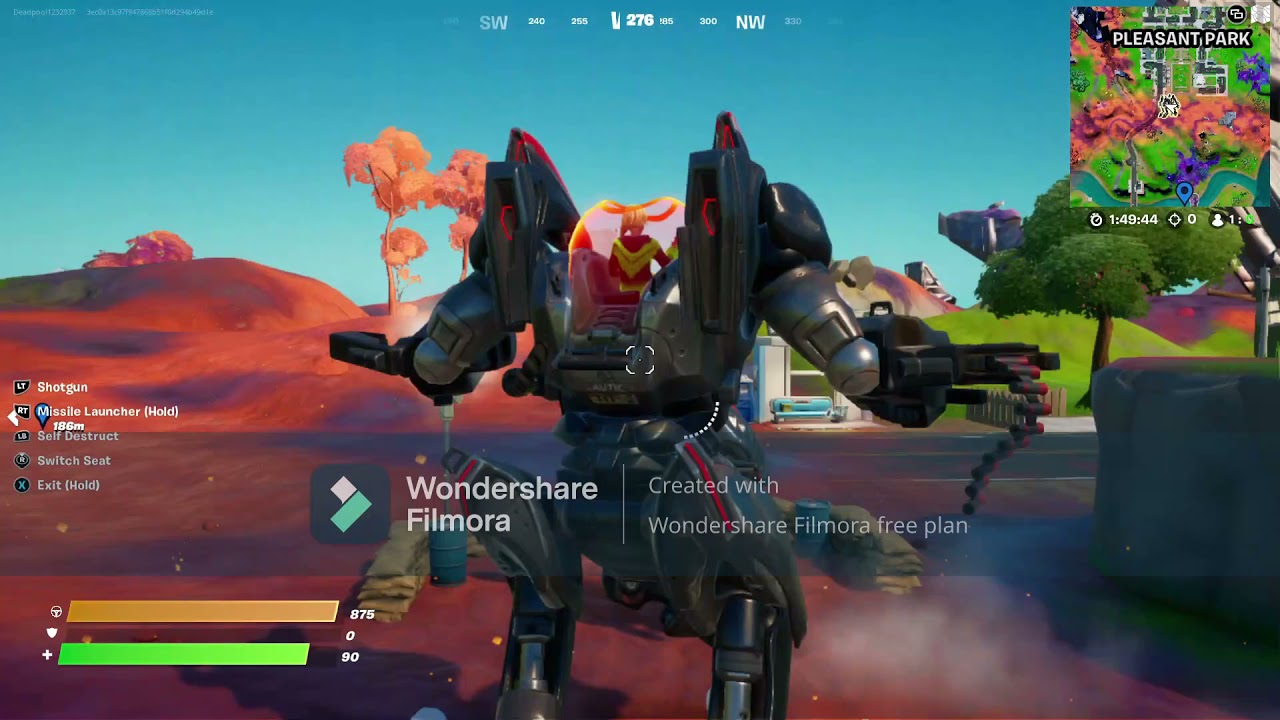 brute mech vs care taker boss in fortnite - YouTube