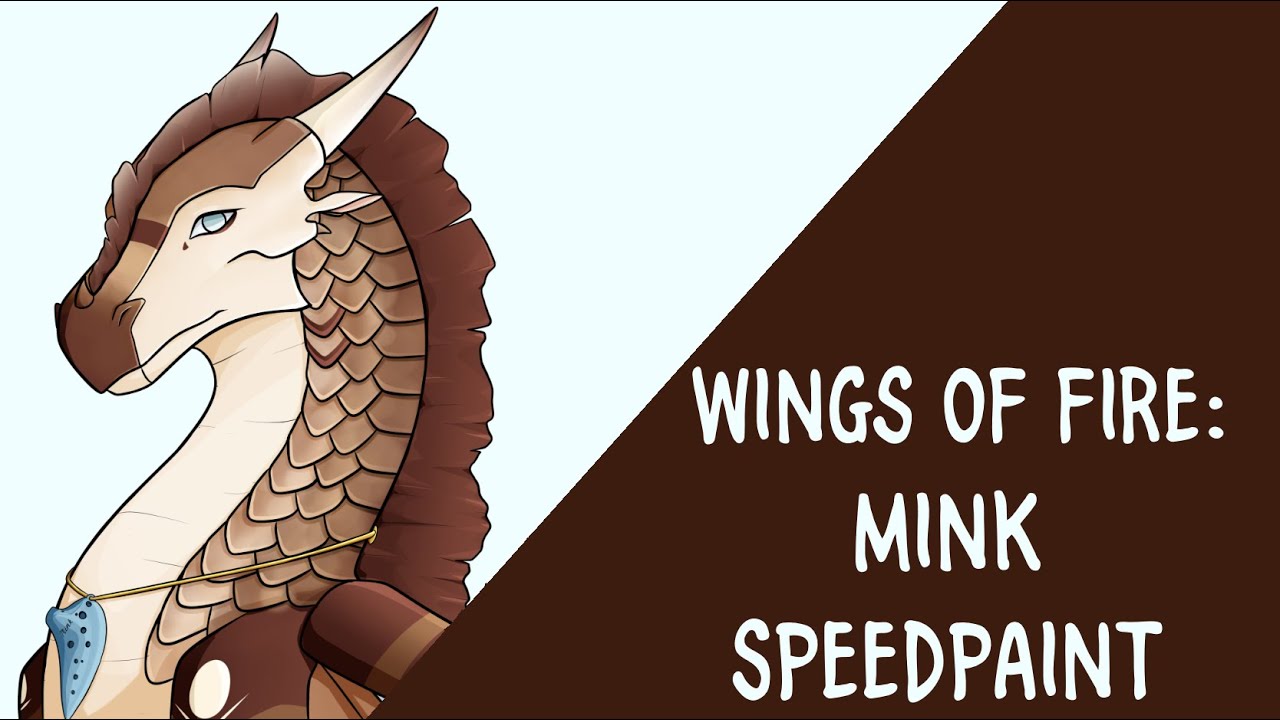 Wings of Fire: Sandwing Icewing Speedpaint - YouTube