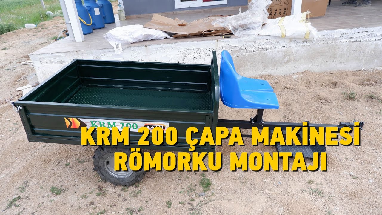 Kaan Çapa Makinesi Römork Montajı - KRM 200 Römork Kurulumu - Part 11/1 ...