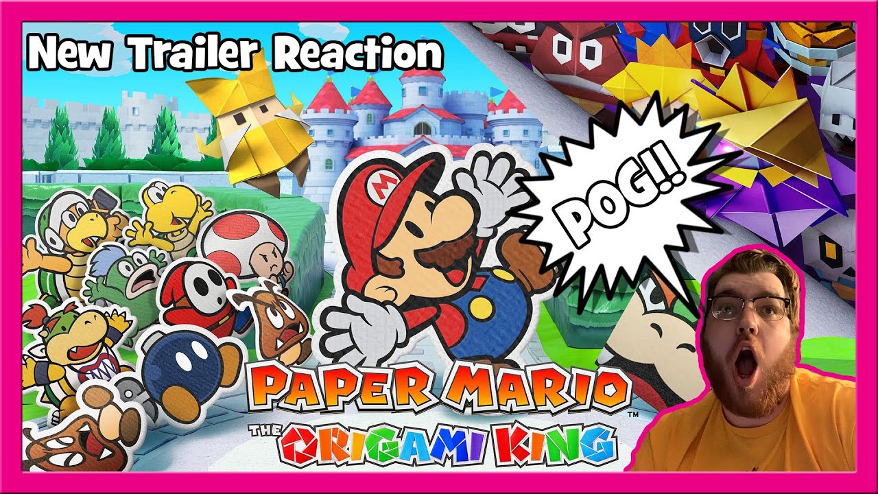 "Pog!!" | Paper Mario Origami King Reaction - YouTube