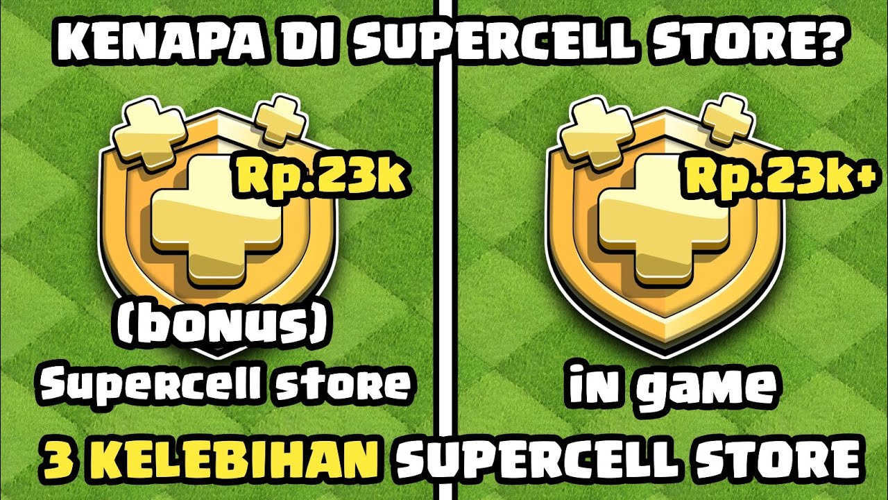 3 KELEBIHAN SUPERCELL STORE DARI TOKO DI GAME - YouTube