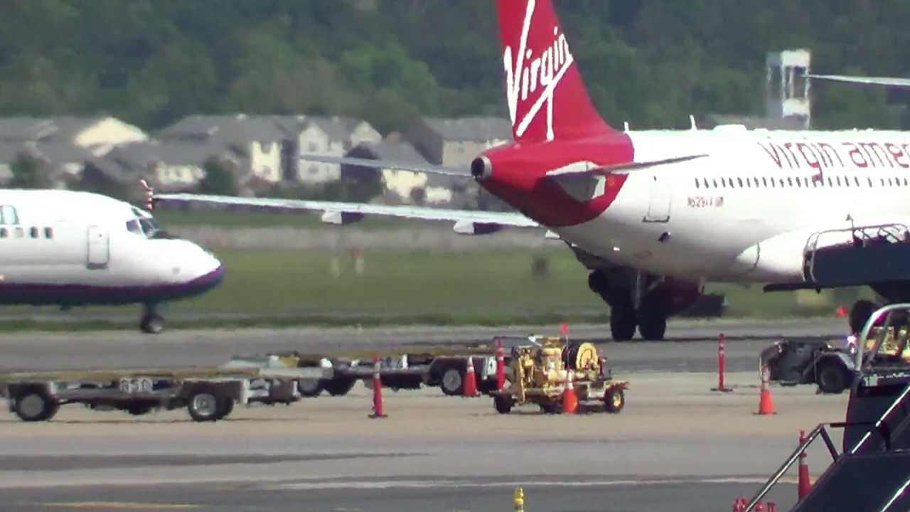US Airways Pittsburgh Steelers livery departing Washington National ...