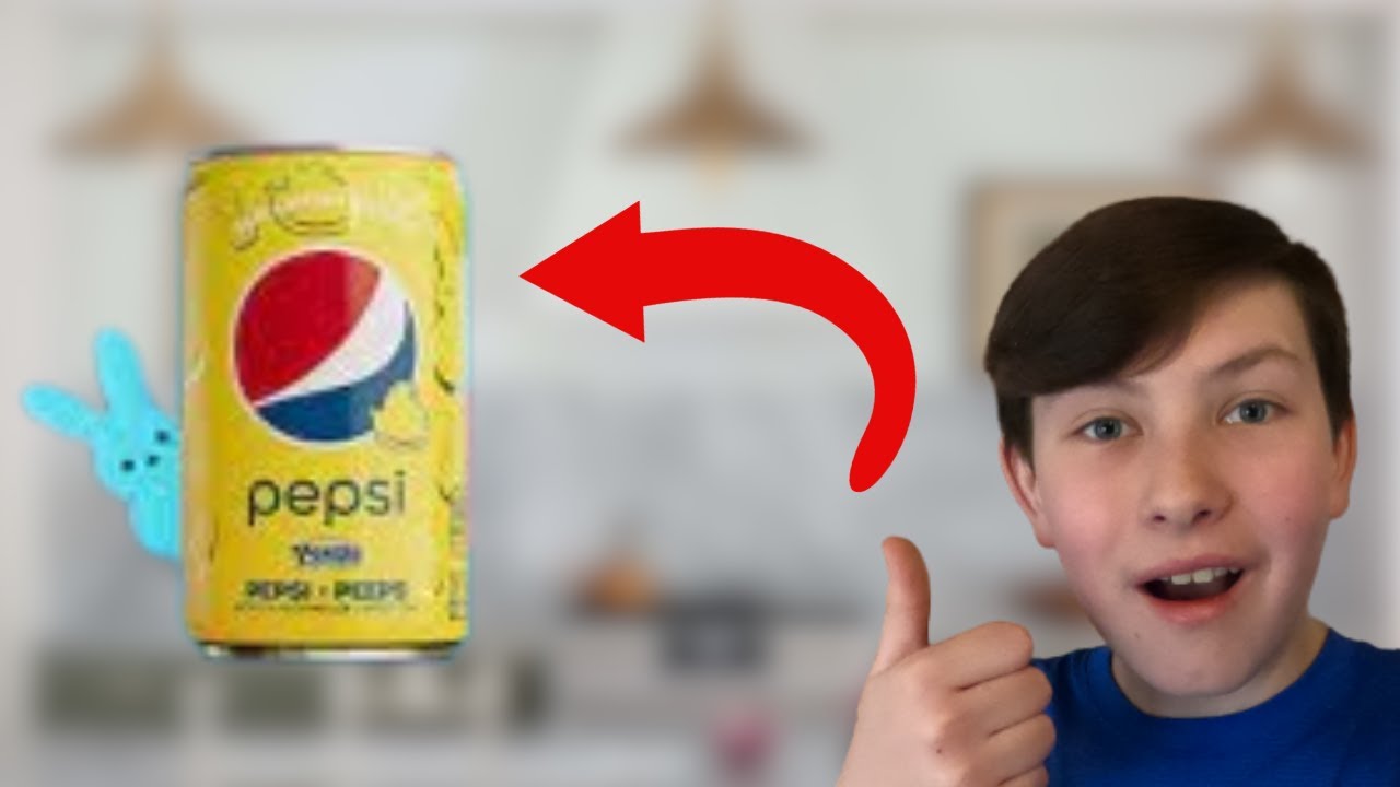Trying the New Peep Pepsi | Easter Food Review - YouTube