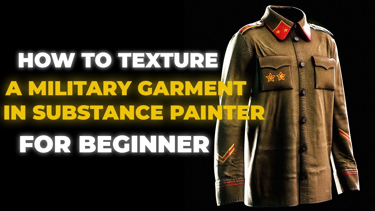 Texturing a Garment in Substance Painter - Walkthrough For Beginner ...