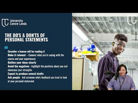 UCAS Personal Statement Guide - YouTube