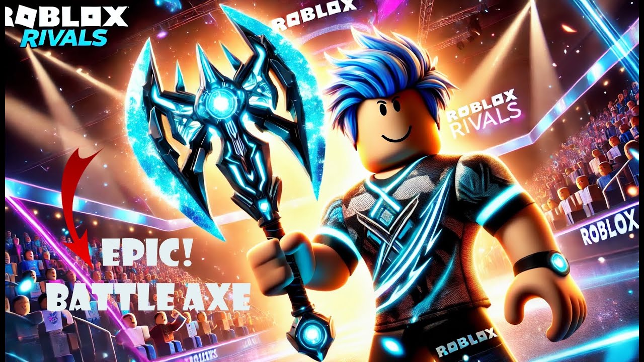 Testing the new Battle Axe in Roblox Rivals - YouTube