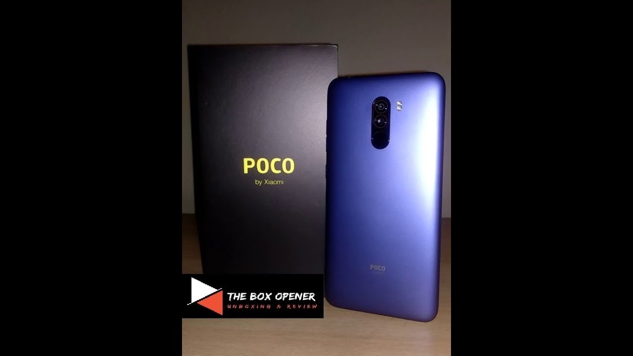 Unboxing and quick setup POCO F1 Steel Blue - YouTube