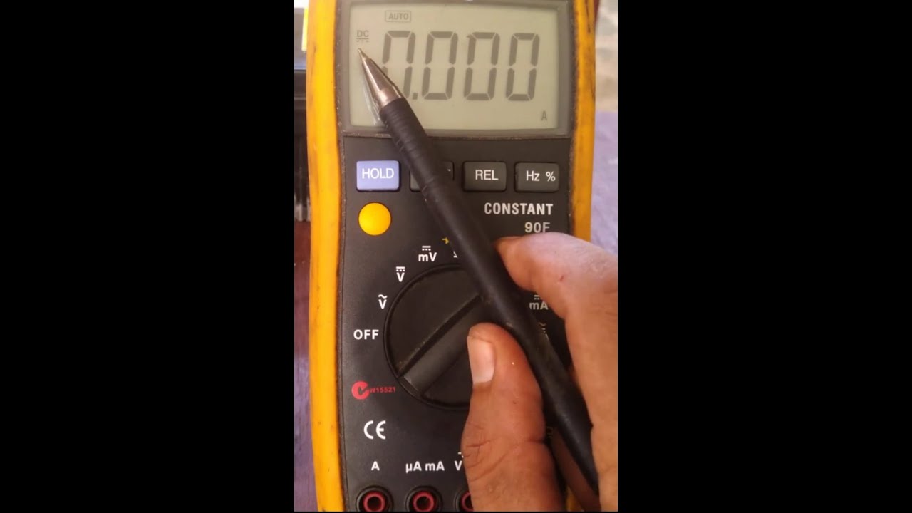 Cara Menggunakan Avometer Digital (Constant 90F) - YouTube