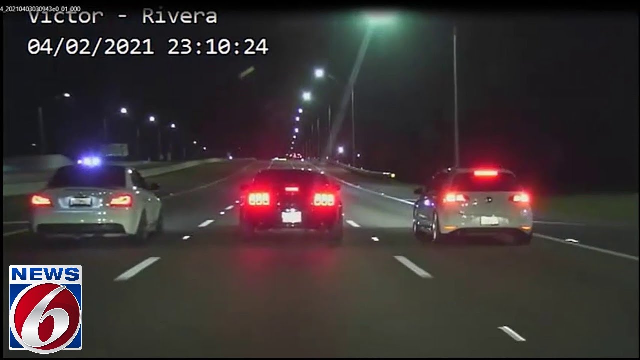 FHP: Dash camera video shows street-racing - YouTube
