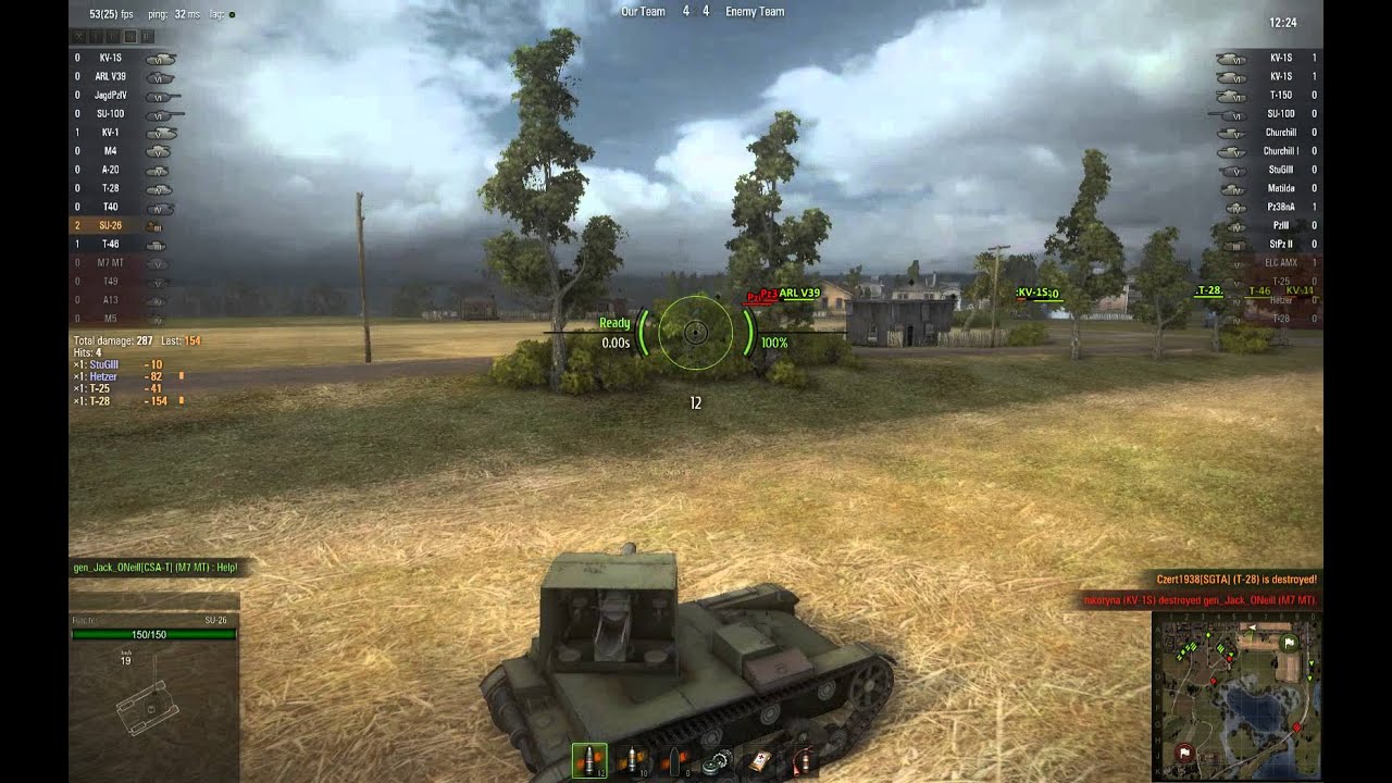 WoT: SU-26, Live Oaks, Ace Tanker - YouTube